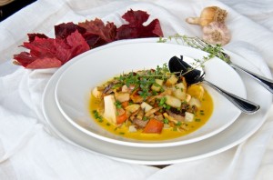 Wild Mushrooms and Potato Ragout : Olive Oil and Lemons | Dina Honke