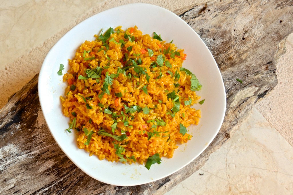 Mexican yellow rice with achiote : Olive Oil and Lemons | Dina Honke