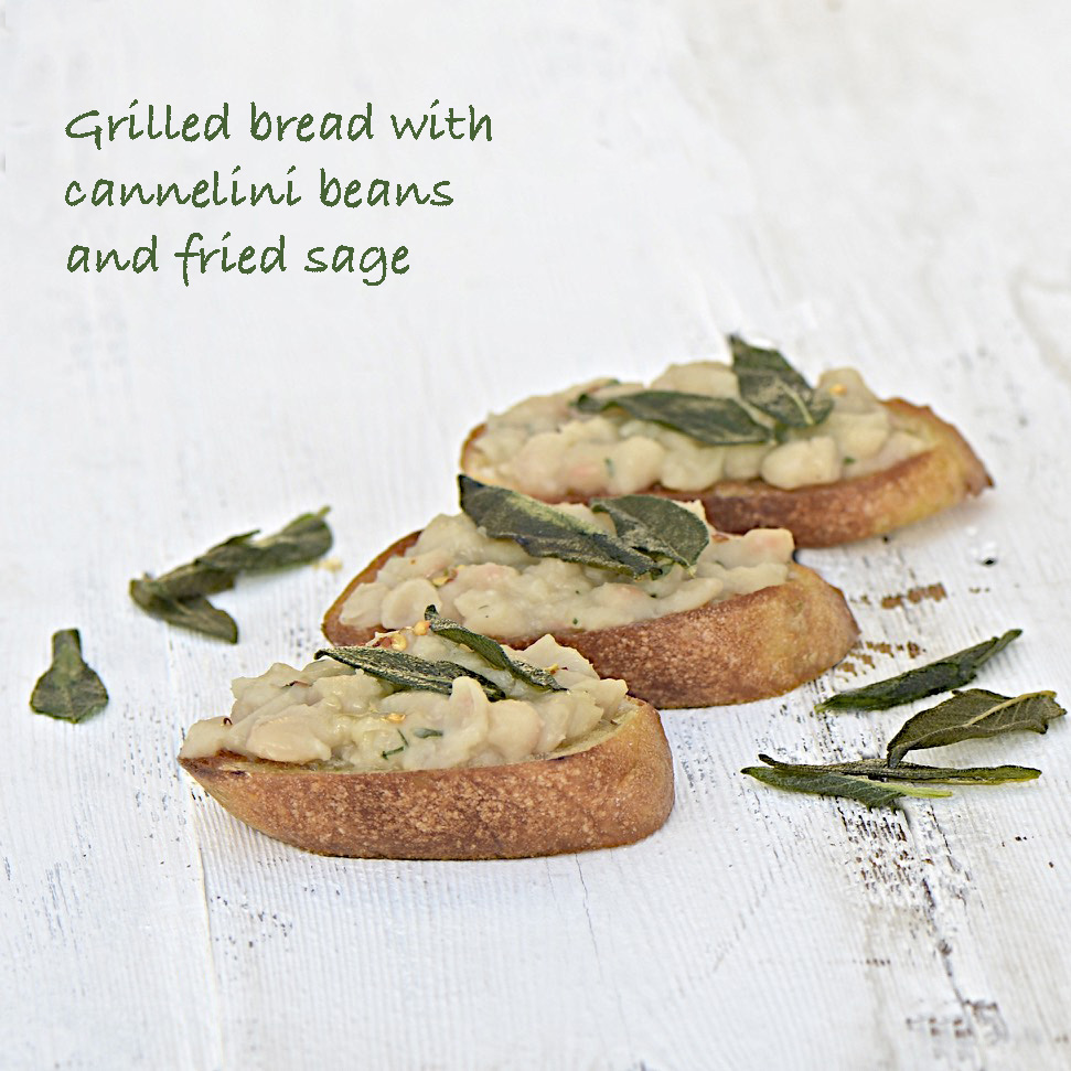 Cannelini beans crostini : Olive Oil and Lemons | Dina Honke