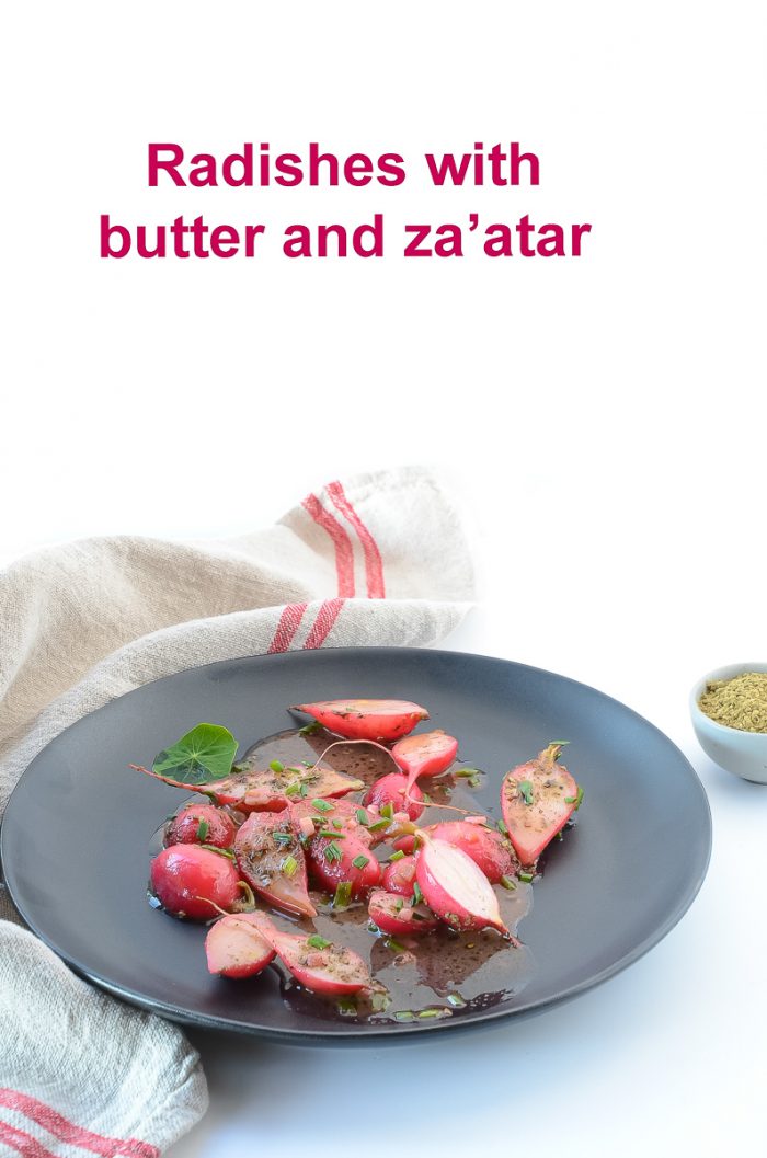 Radishes with butter and za’atar : Olive Oil and Lemons | Dina Honke