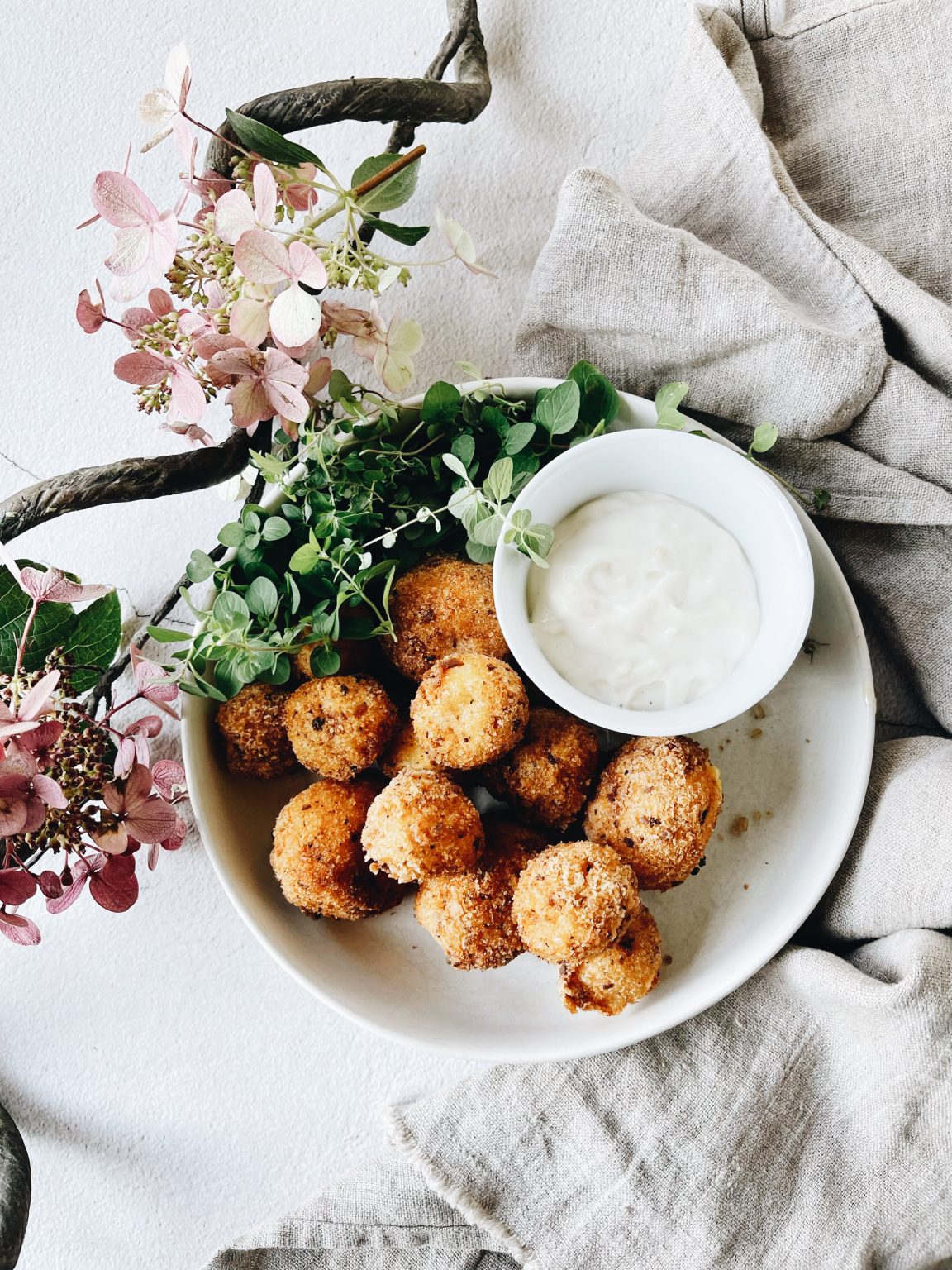 Mashed potatoes croquettes : Olive Oil and Lemons | Dina Honke